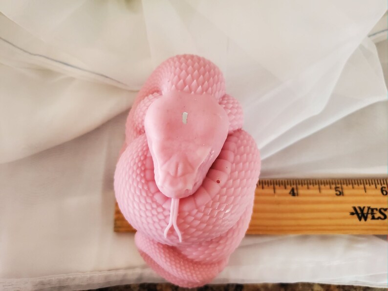 Coiled Realistic Snake Candle, Large Snake Candle, Serpent, Viper - Etsy