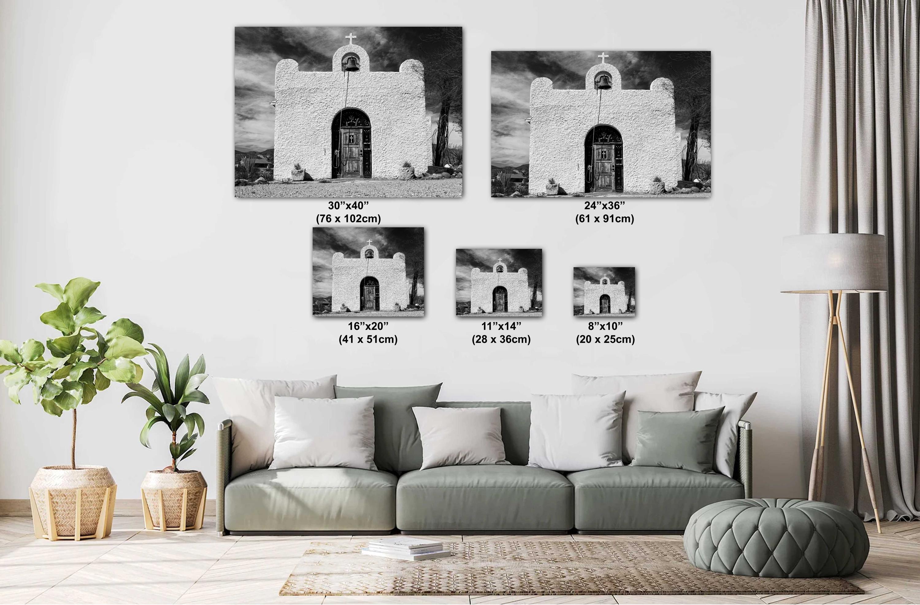 Historic Terlingua Church - Desert Architecture Wall Art - Etsy