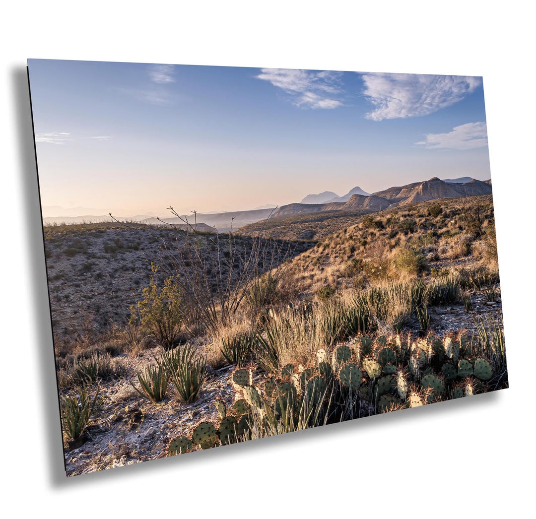 Terlingua Desert Sunrise Stunning Big Bend Landscape Photography Print ...