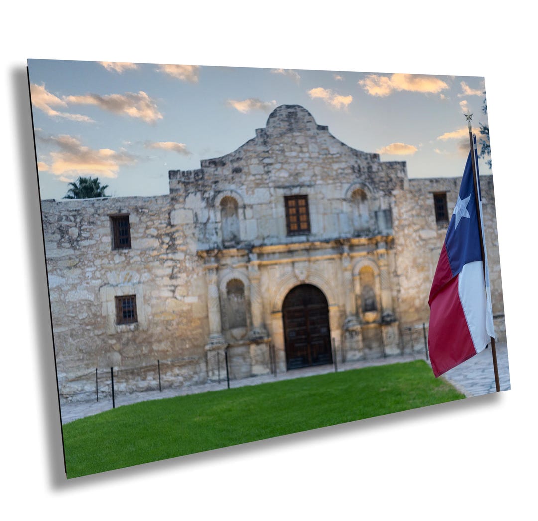 Alamo Photography Print: Texas Flag, San Antonio Wall Art - Etsy