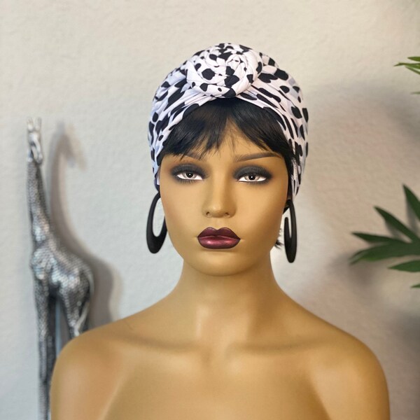 Animal Print Turban - Etsy