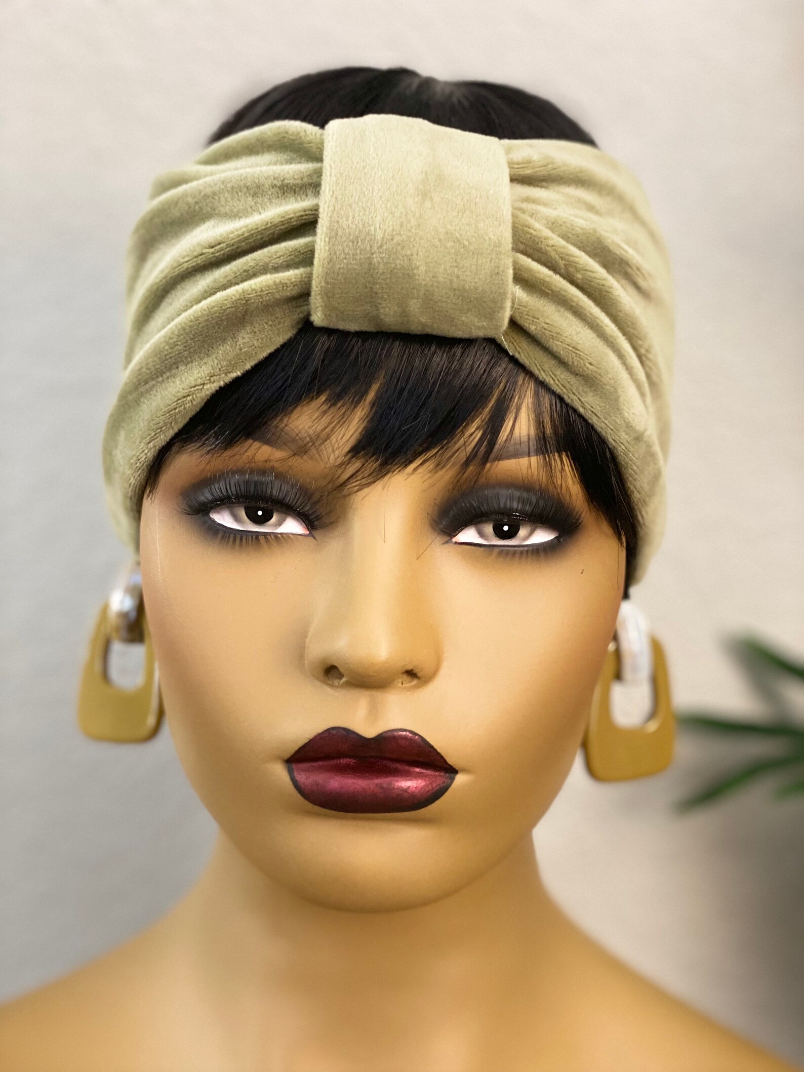 VELVET SOFT HEADBAND| Wide Headband - Etsy