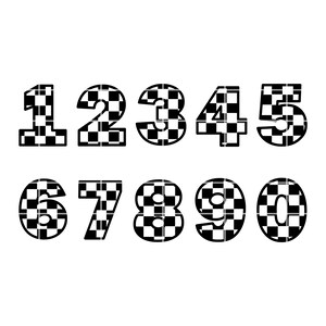 Checkered Number Cake Topper Acrylic Cake Topper - Etsy