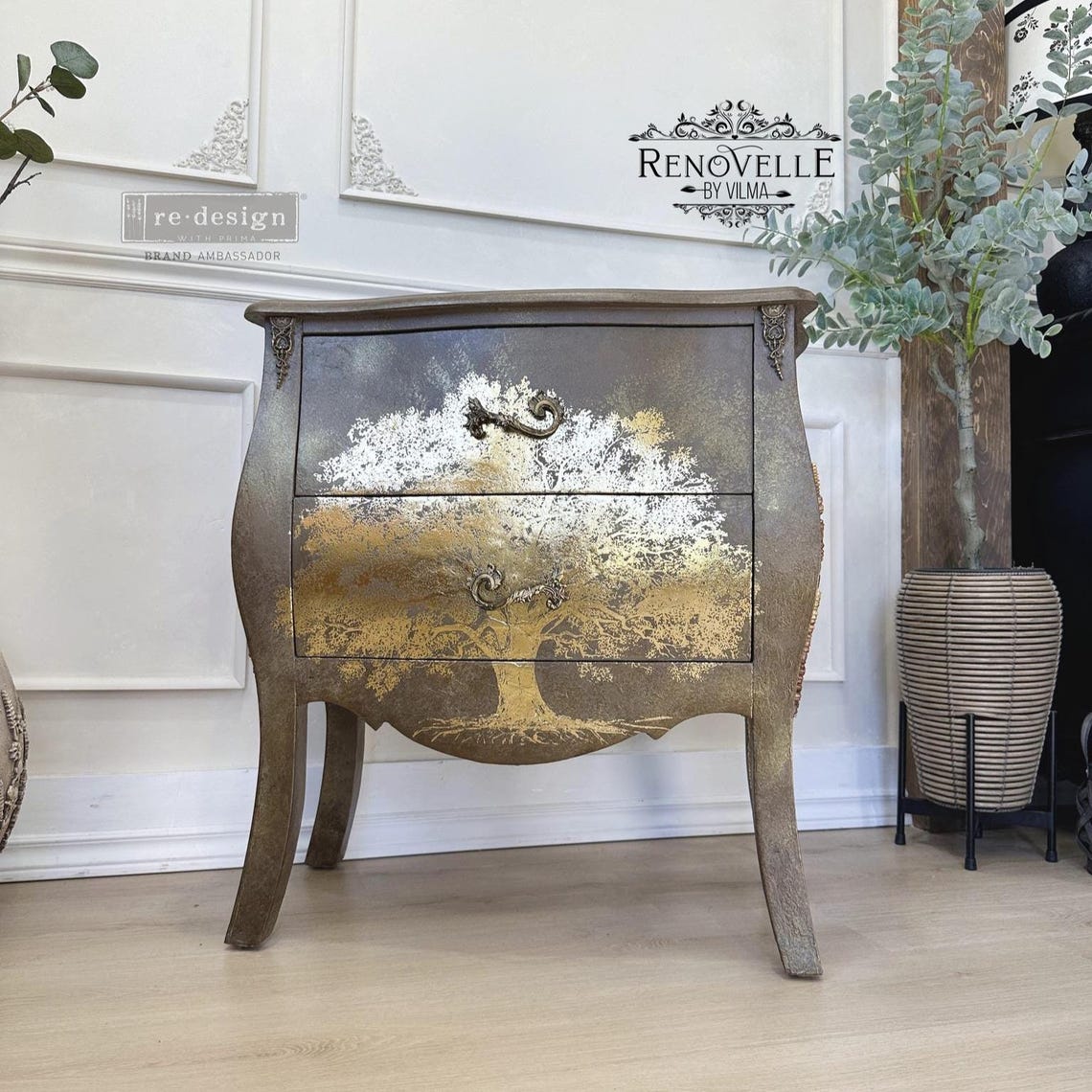 Growth Kacha Gold Foil Transfer - Furniture Decor Transfer by Redesign ...