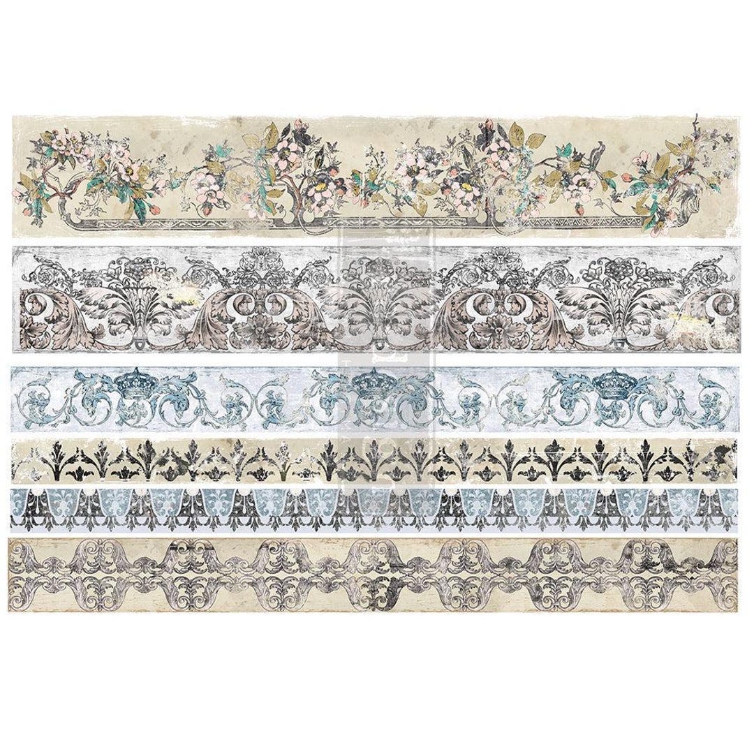 Distressed Borders Decor Transfer - Rub on Furniture Decal by Redesign ...