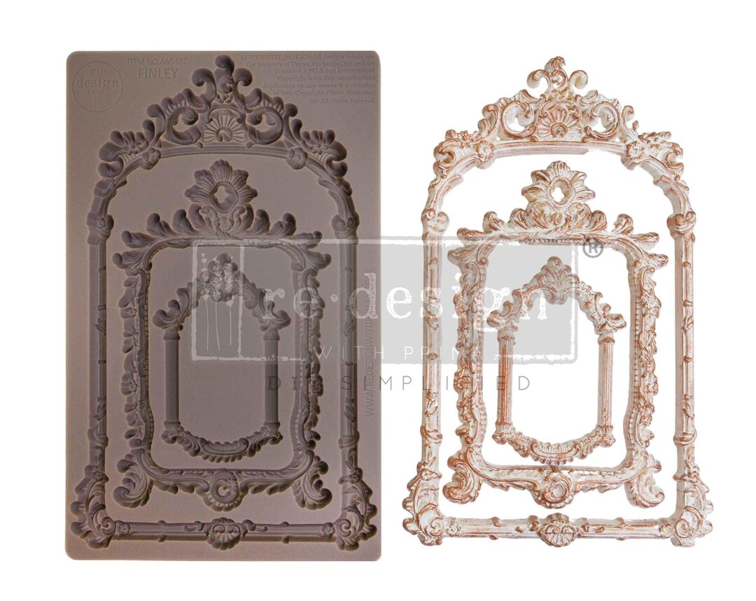 Finley Frame Silicone Mold - Redesign With Prima Decor Moulds - 1 Pc, 5 ...