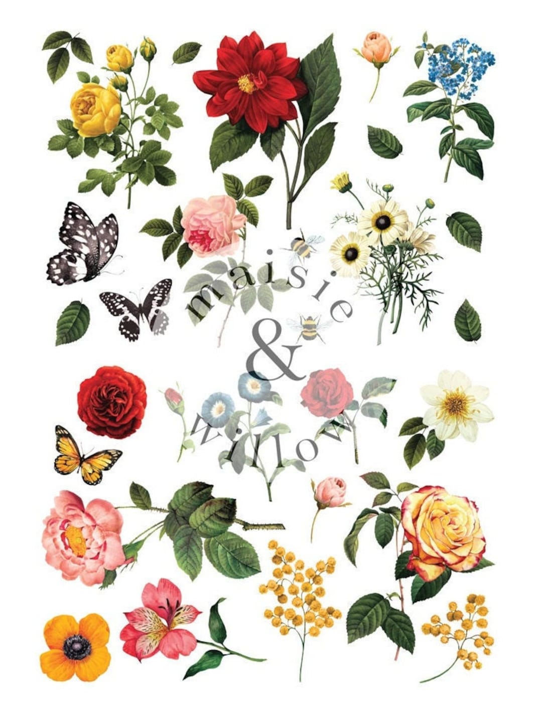 Majestic Garden Transfer- Furniture Decor Transfer, Redesign With Prima ...
