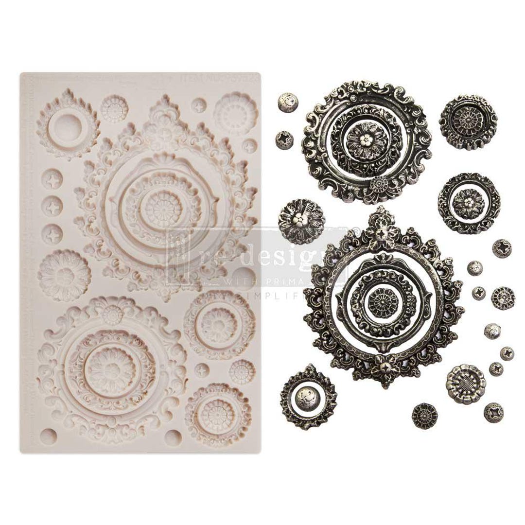 Mirror Frames Silicone Mold - Finnabair by Redesign With Prima Decor ...