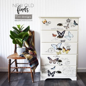 Butterfly Dance Transfer Rub on Furniture Decal Transfer, Redesign With ...