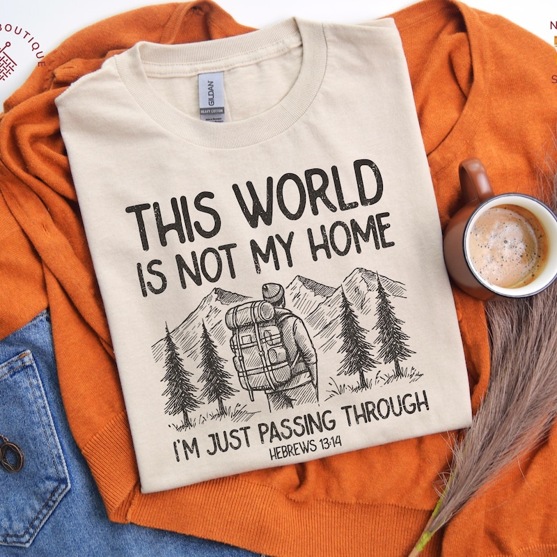 Christian Hiking Tshirt - Etsy