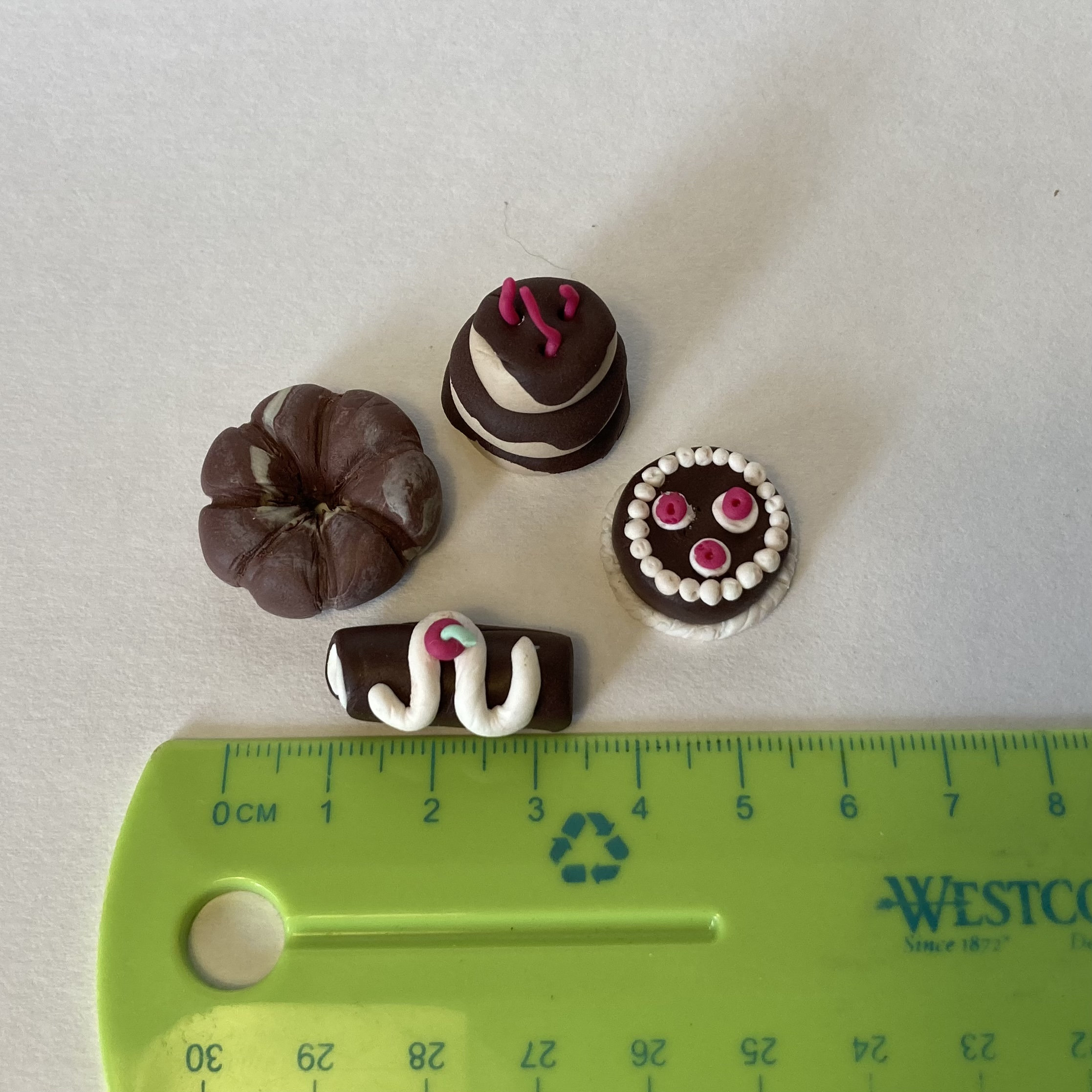 Miniature Cake Clay Models - Etsy