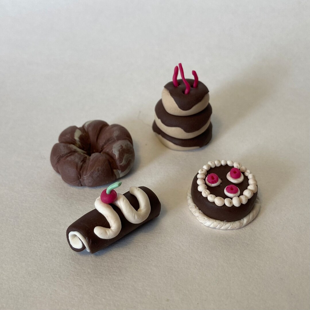 Miniature Cake Clay Models - Etsy