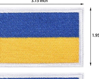 Ukraine Flag Embroidered Patch - Etsy
