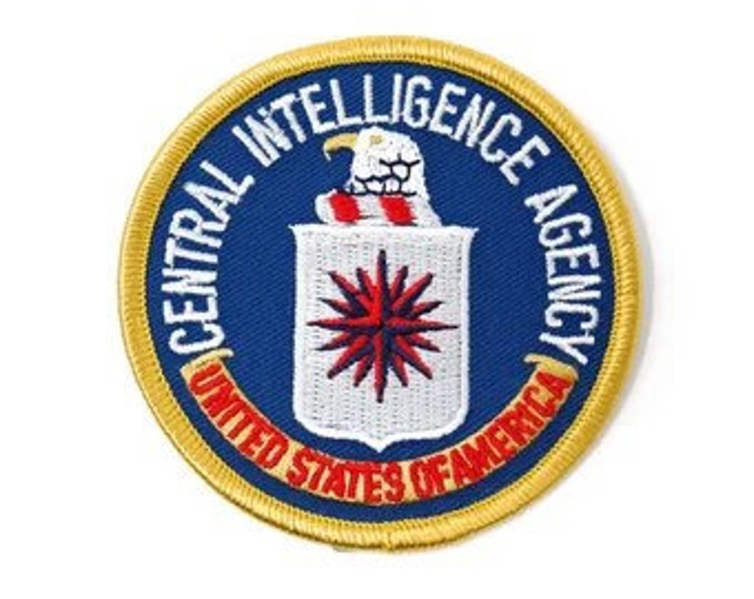 CIA Embroidered Iron on Patch - Etsy