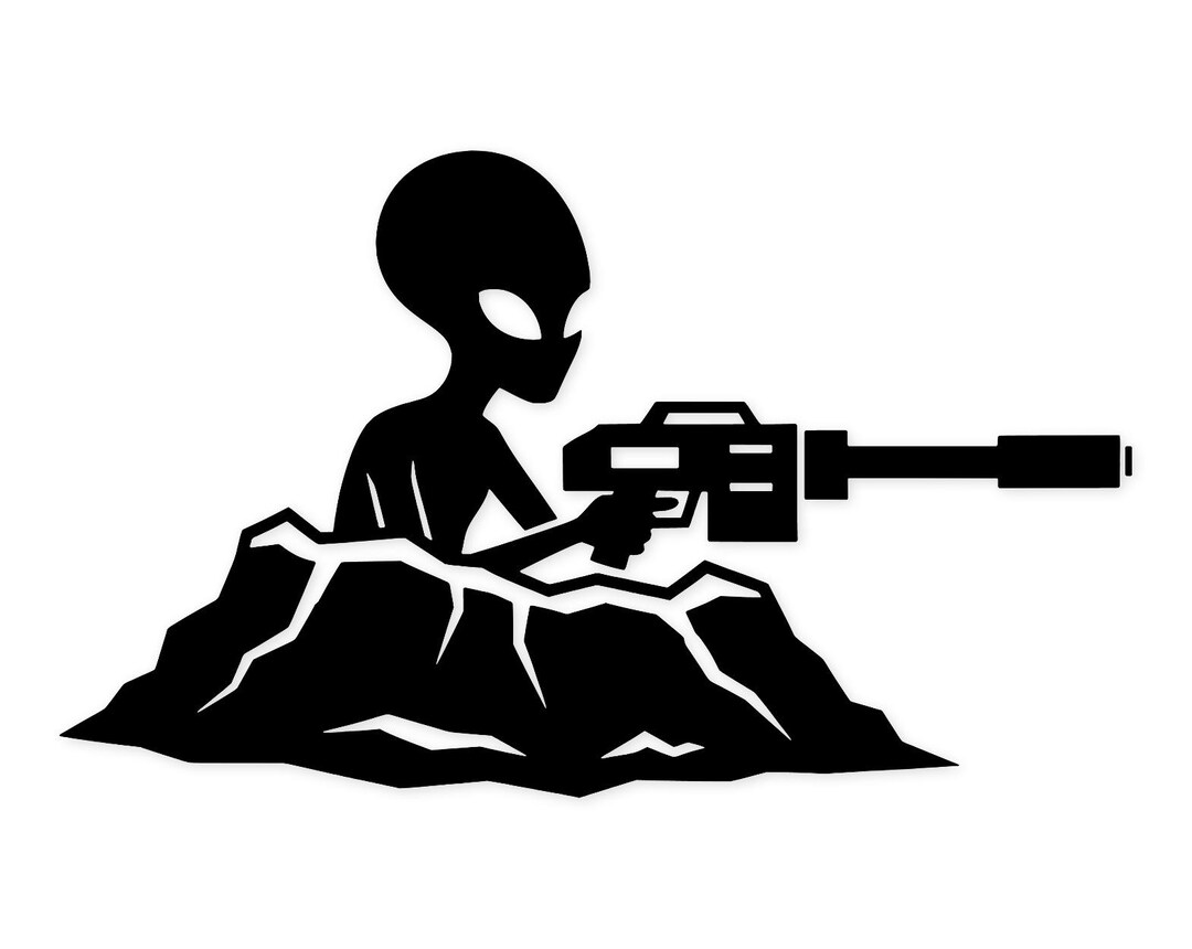 Alien Ambush Svg Png: Bold Cut File for Stickers - Etsy