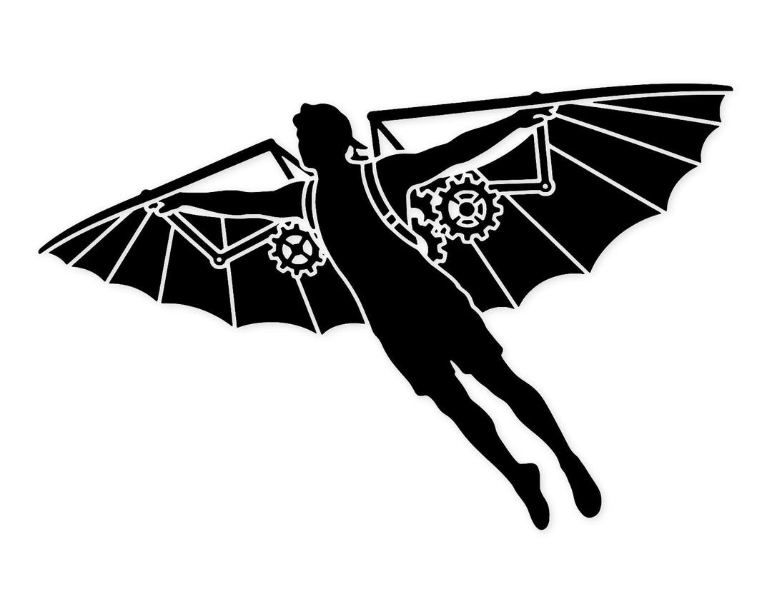 Birdman Silhouette Svg Png: Bold Design for Cutting Projects - Etsy