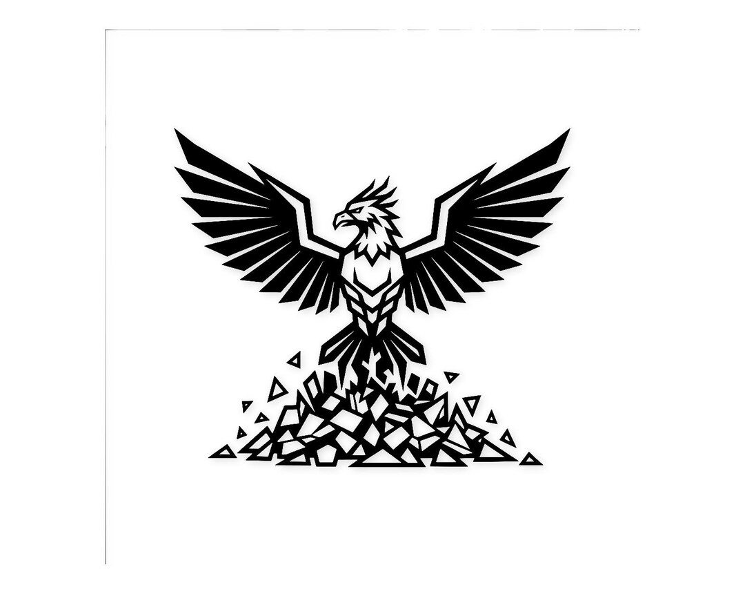 Phoenix Rising Svg Png: Bold Cut File for Cricut & Silhouette - Etsy