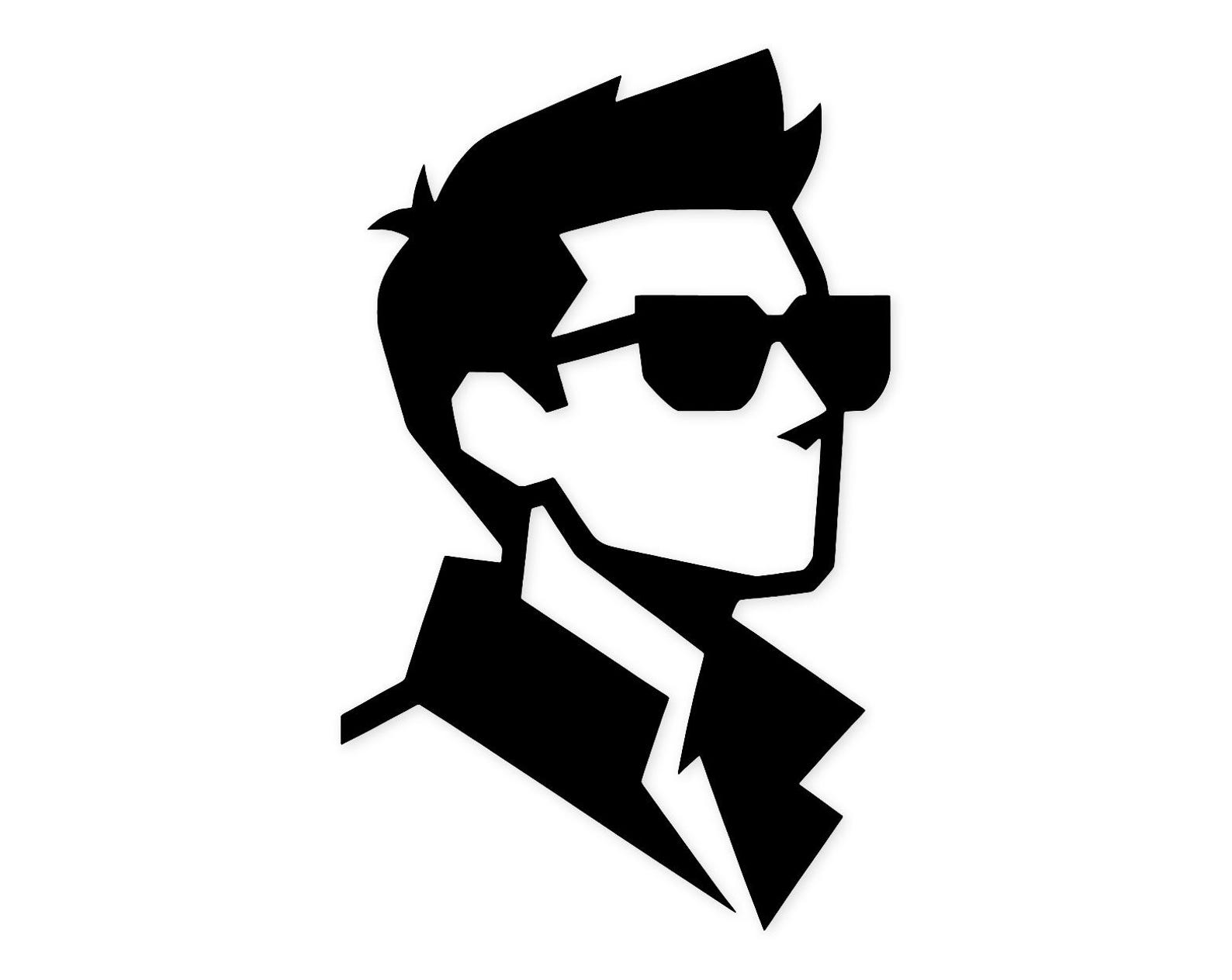 Cool Dude Svg Png: Minimalist Silhouette for Crafts - Etsy