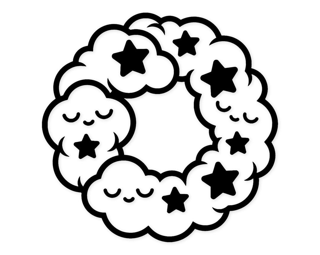Dreamy Cloud Cluster Svg Png: Bold Design for T-shirts - Etsy