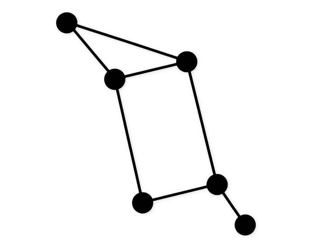 Constellation Outline Svg Png: Minimalist Cut File for Home Decor - Etsy