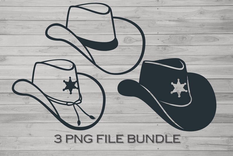 Western Cowboy Hat Svg - Etsy