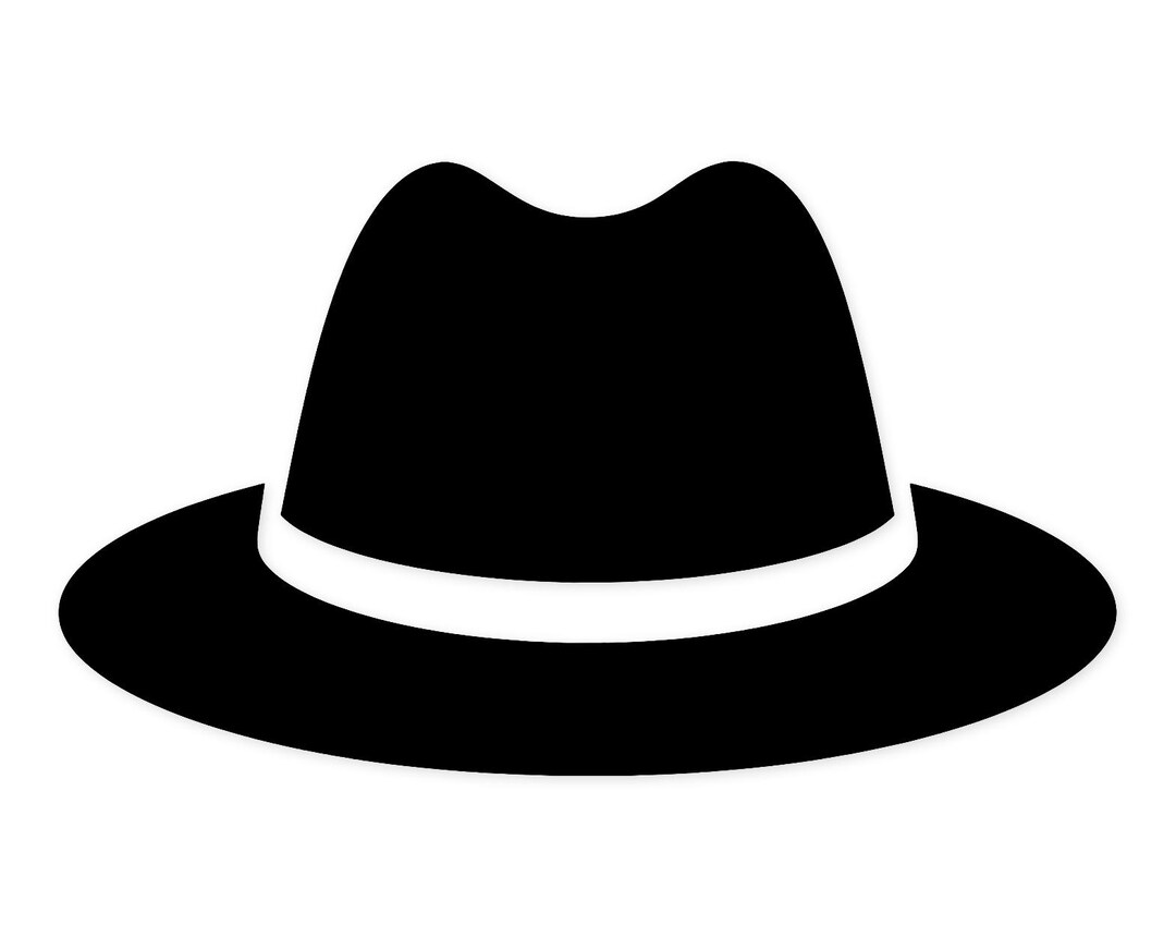 Classic Fedora Silhouette Svg Png: Cut Ready Digital Design for Cricut ...