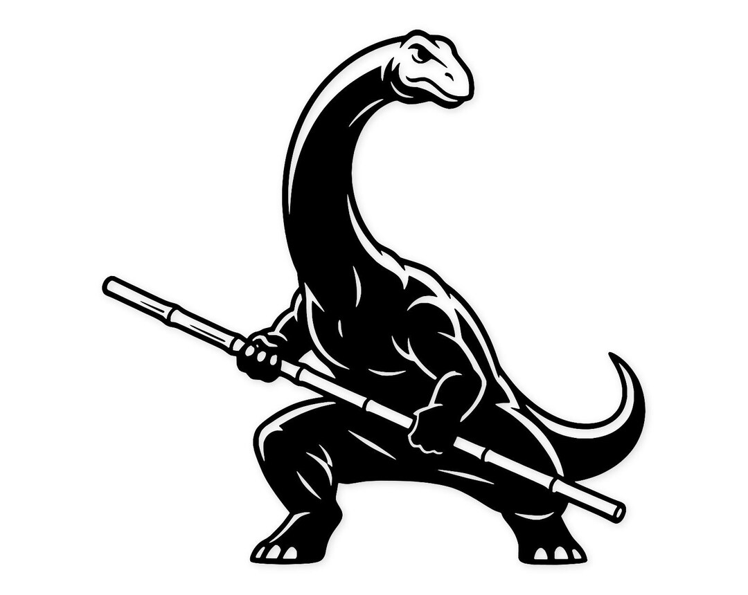 Dino Ninja Svg Png: Bold Cut File for Cricut Projects - Etsy