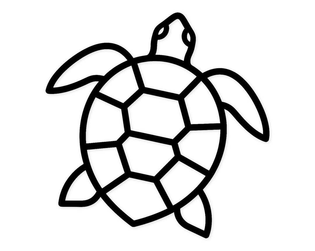 Sea Turtle Top-down Svg Png: Cut Ready Digital Design for Cricut ...
