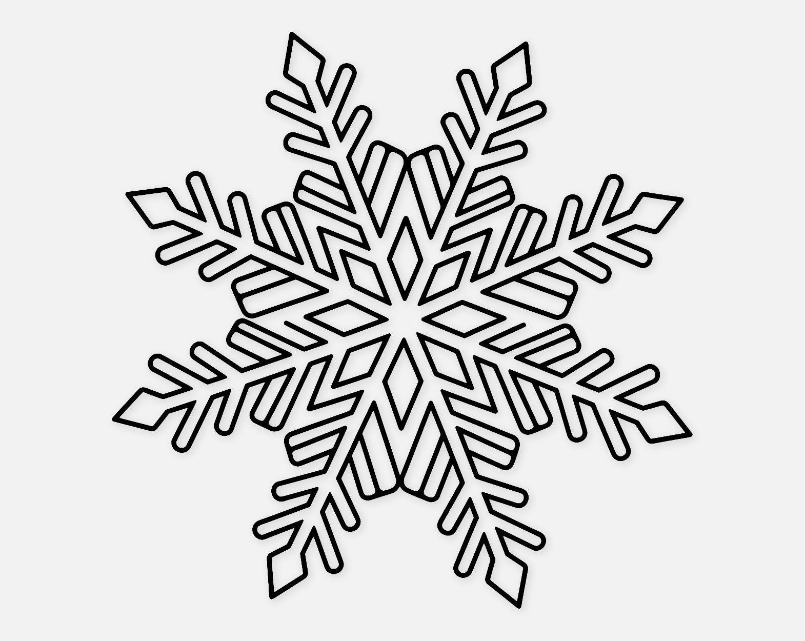 Snowflake Svg Png: Bold Clean Design for Crafts - Etsy