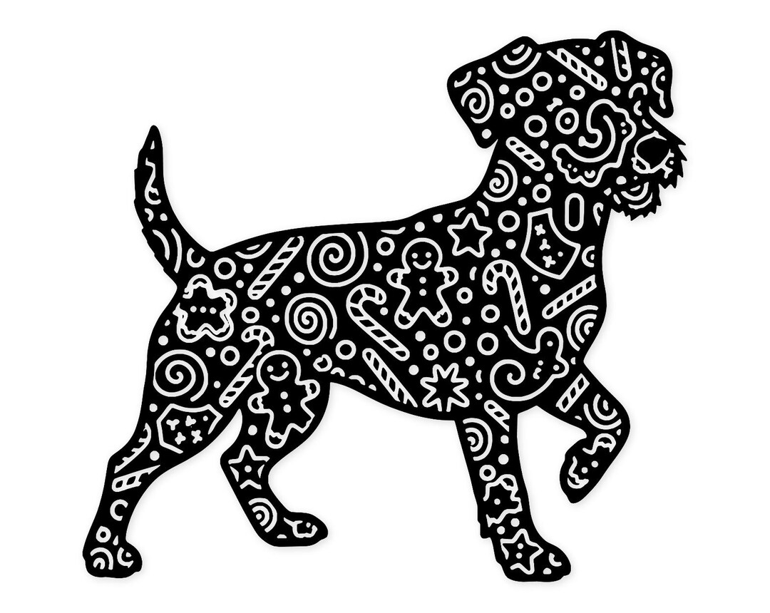 Gingerbread Man Dog Svg Png: Cut Ready Digital Design for Cricut ...