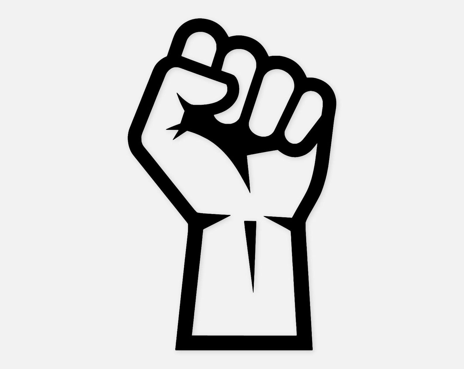 Empowered Fist Icon Svg Png: Cut Ready Digital Design for Cricut ...