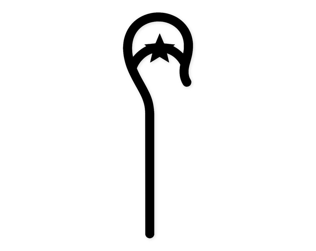 Shepherd's Staff Svg Png: Cut Ready Digital Design for Cricut ...