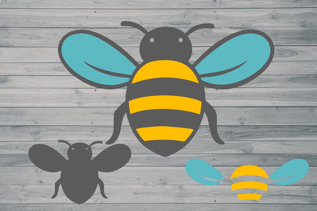Layered Bee SVG Cute Bee Laser Cut Design Svg Cricut Bee Silhouette Svg ...