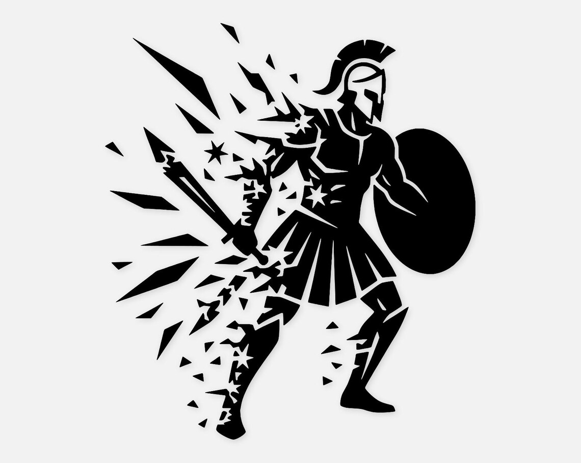 Fragmented Star Warrior Svg Png: Cut Ready Digital Design for Cricut ...