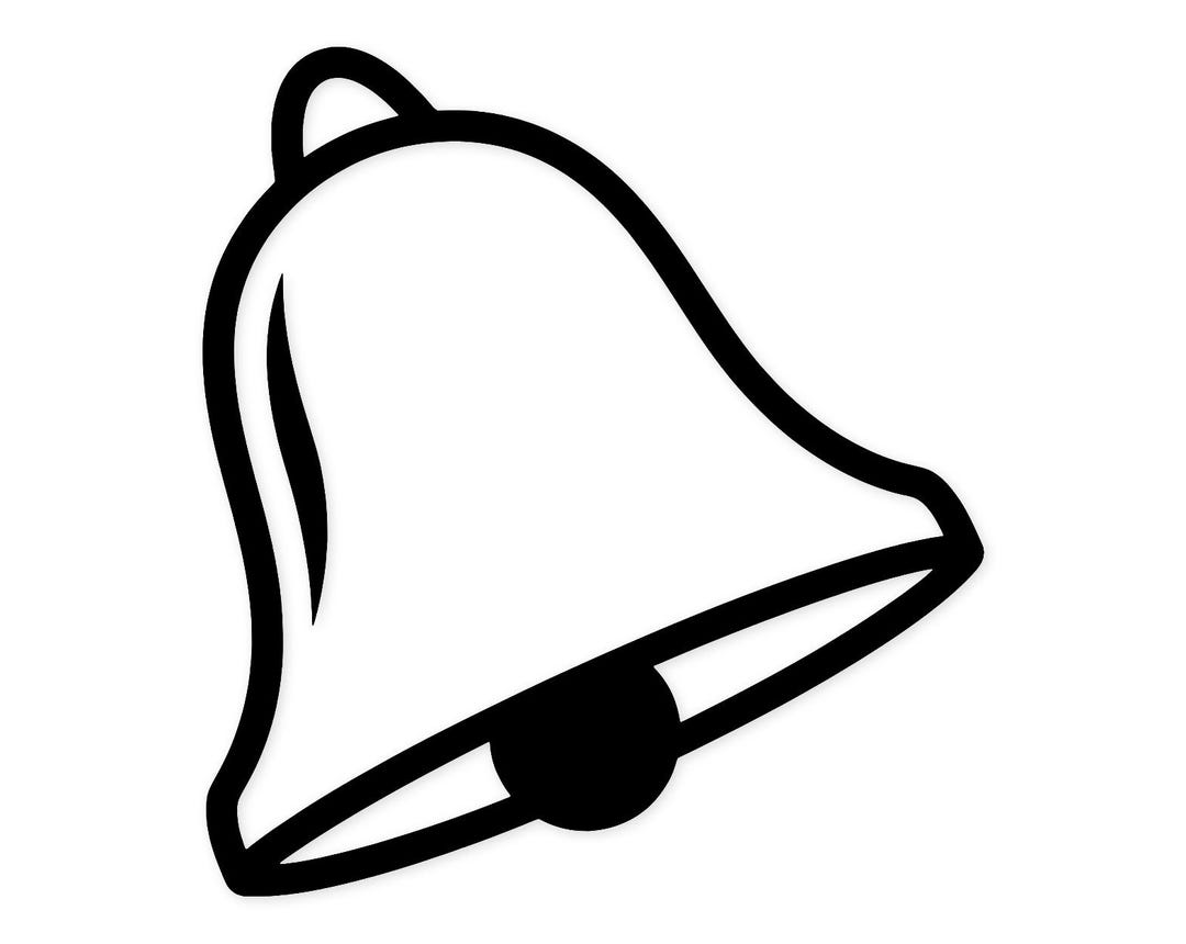 Christmas Bell Icon Svg Png: Elegant Design for Holiday Crafts - Etsy UK