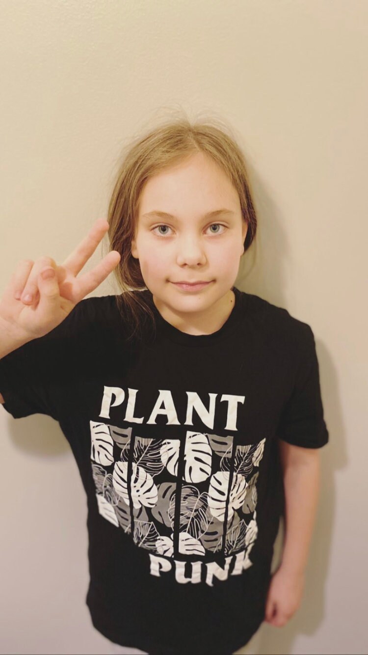 Plant Punk Shirt Vegan Black Flag Straight Edge Vegan - Etsy
