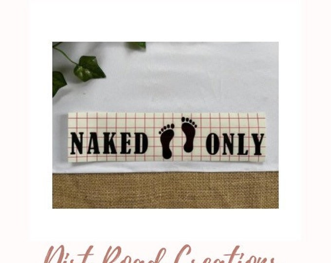 Naked Feet Only Boat Decal, Boat Accessories, Bumper Stickers, No Shoes ...