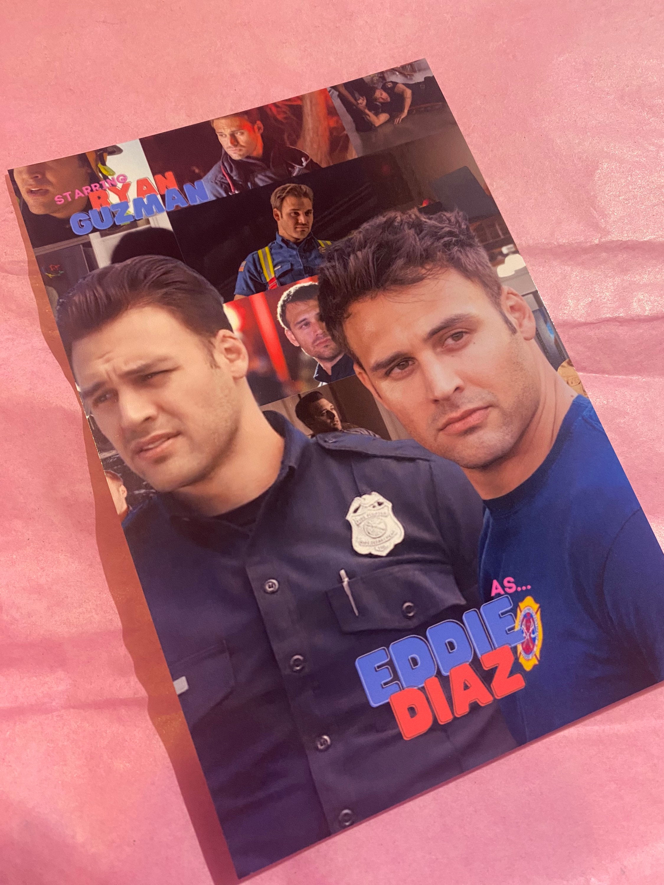 9-1-1 (911) Characters Inspired Graphic Y2k Style Poster/PRINT (3 Size ...