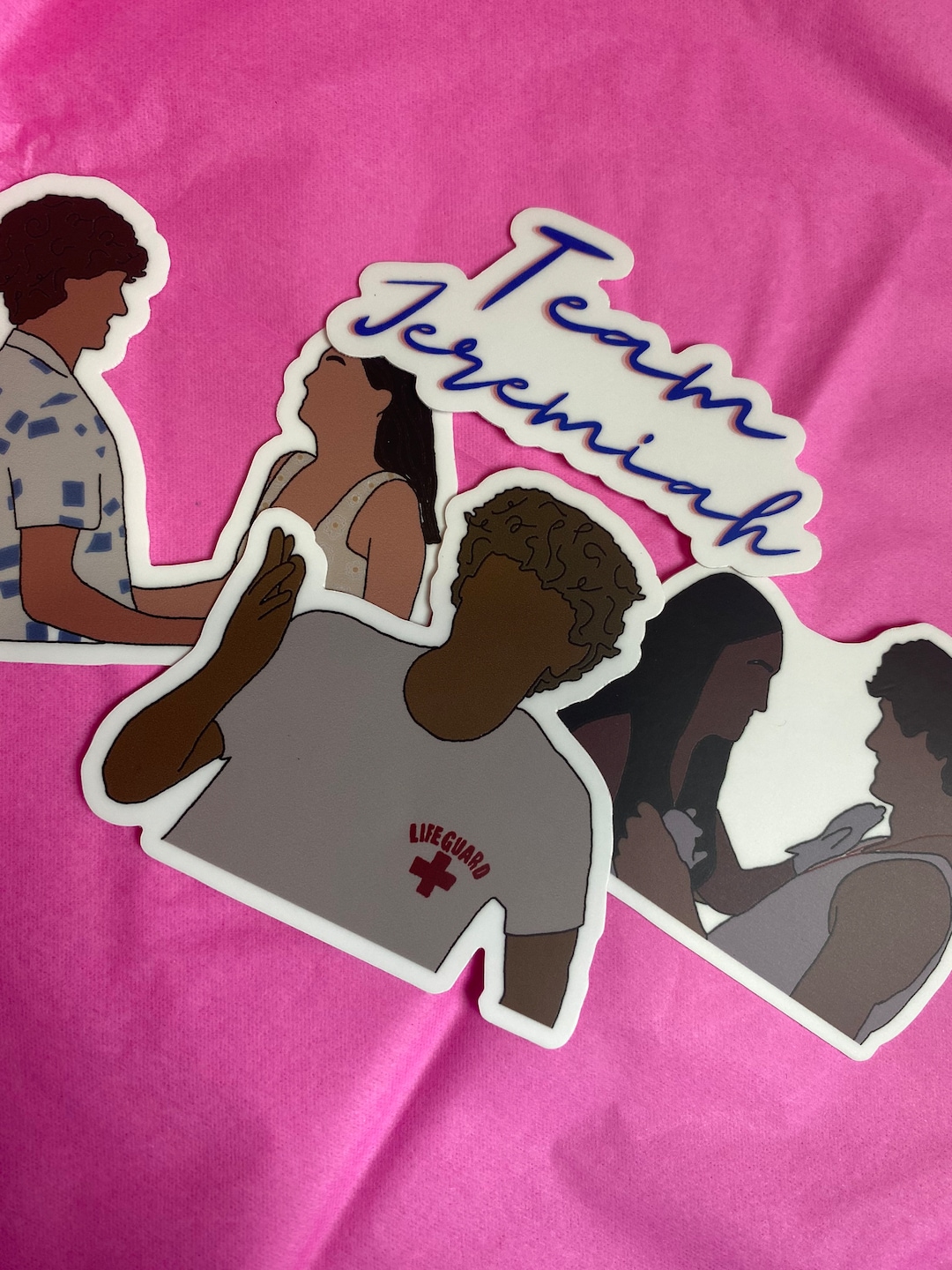 The Summer I Turned Pretty Team Jeremiah Inspired Waterproof STICKERS 4 ...