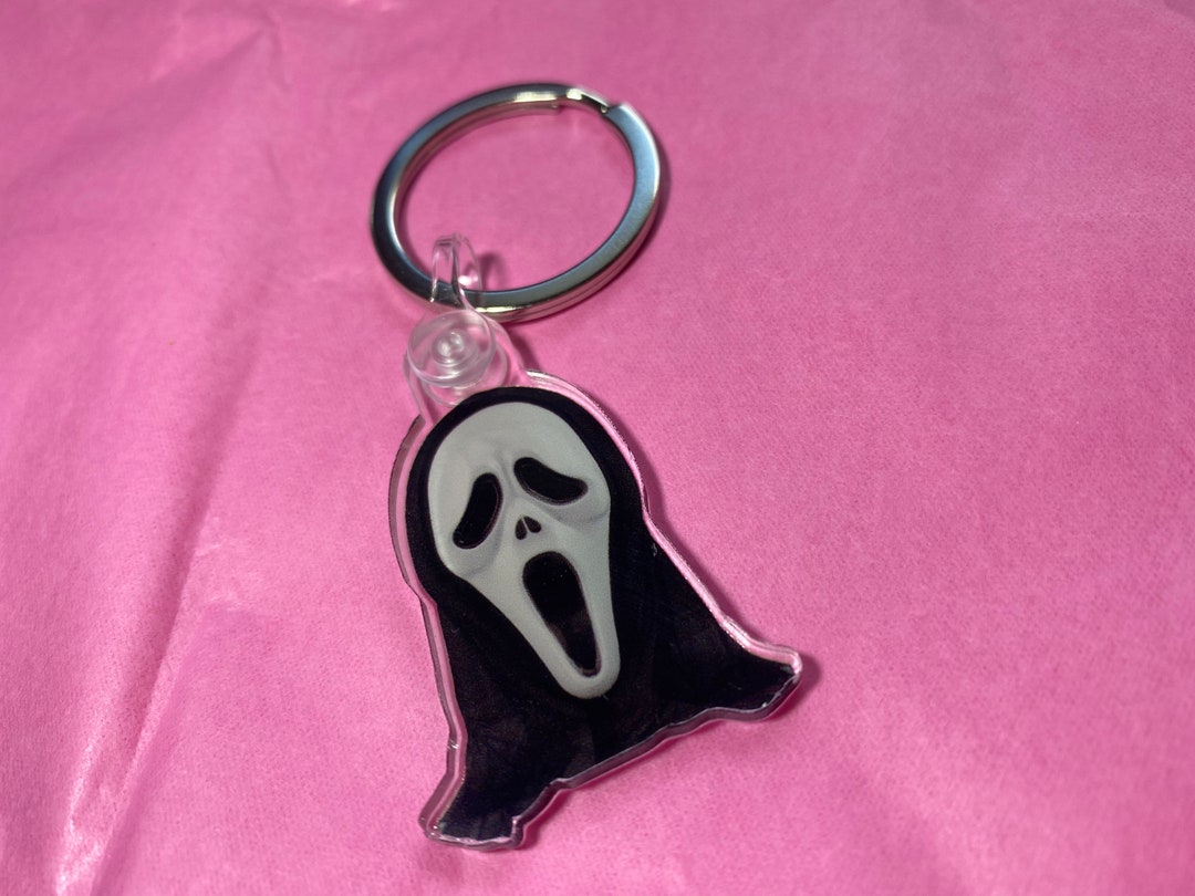 Ghostface Inspired Scream Movie KEYRING/KEYCHAIN - Etsy