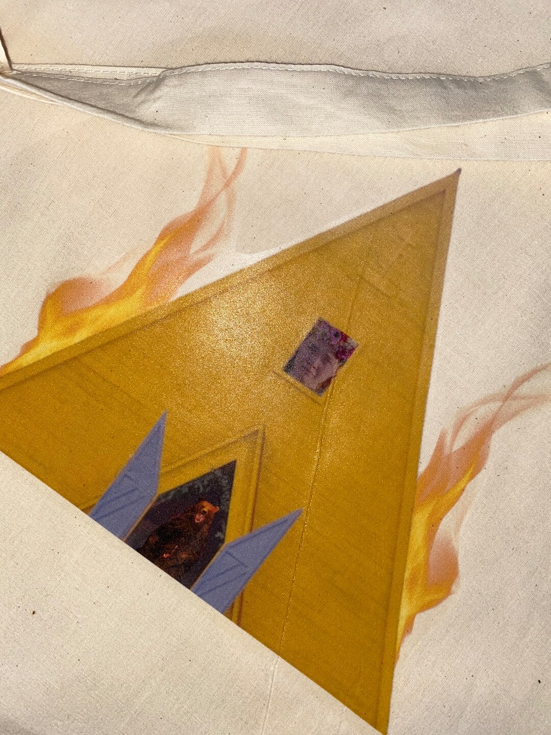 MIDSOMMAR Burning Temple Inspired TOTE Bag With Images of - Etsy