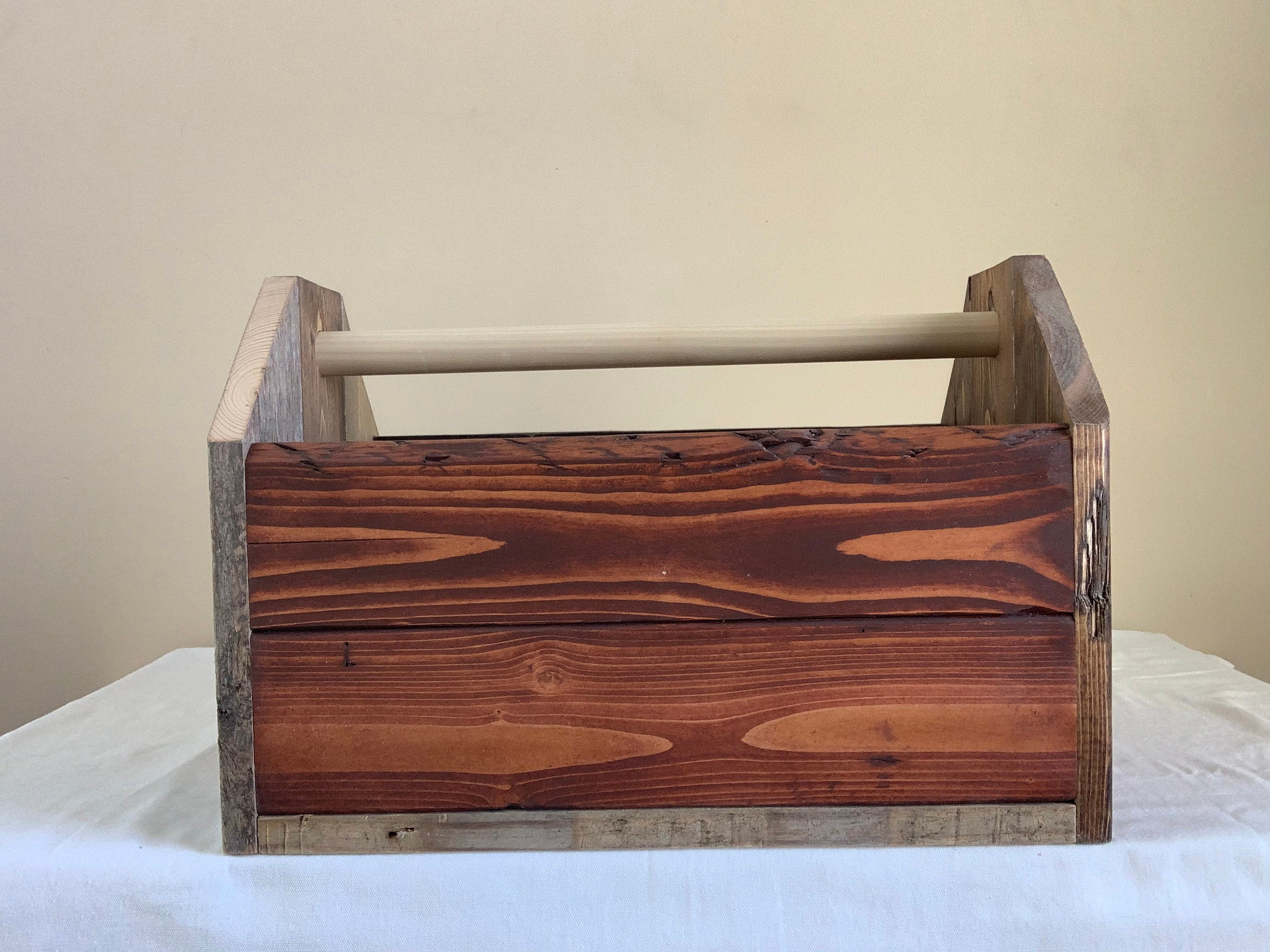 Wooden Box With Handle - Etsy
