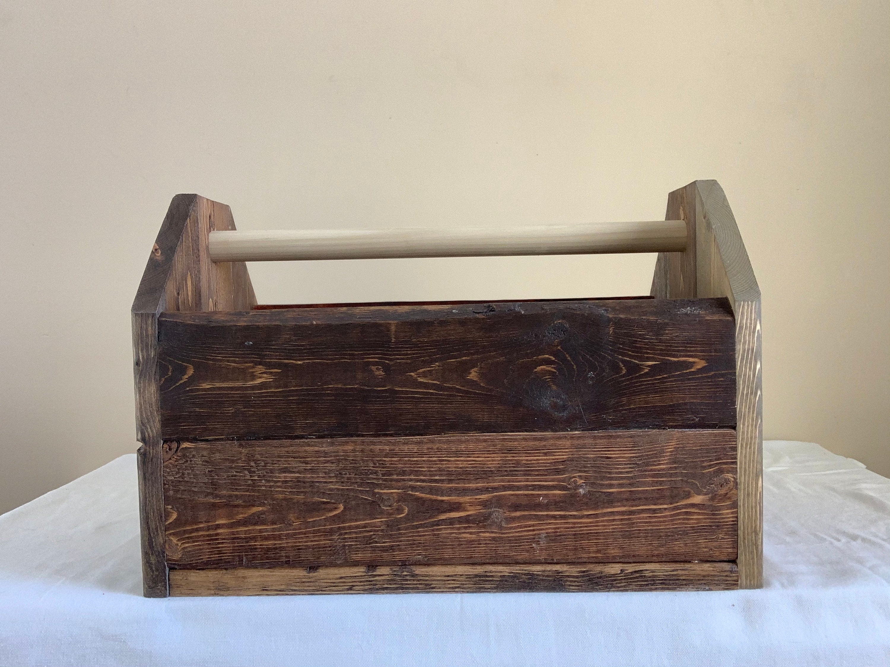 Wooden Box With Handle - Etsy