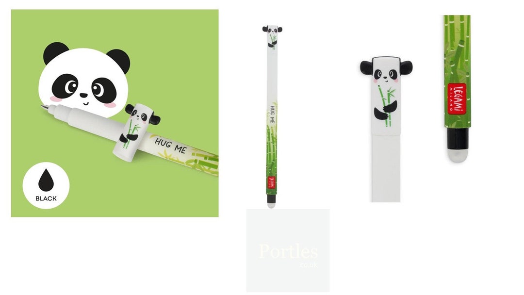 Legami Panda Pen and Choice of Refills - Etsy