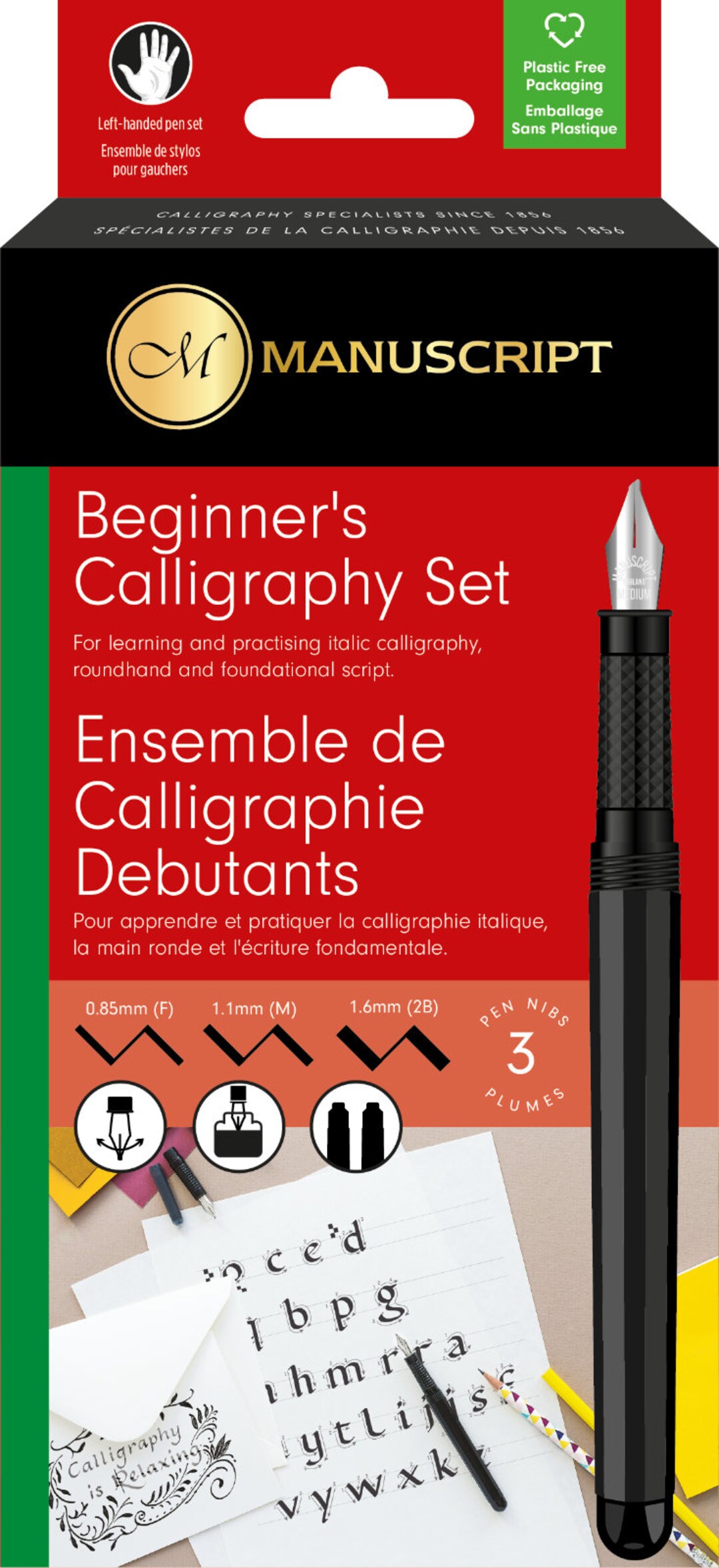 Left Handed Calligraphy Set for Beginners - Etsy