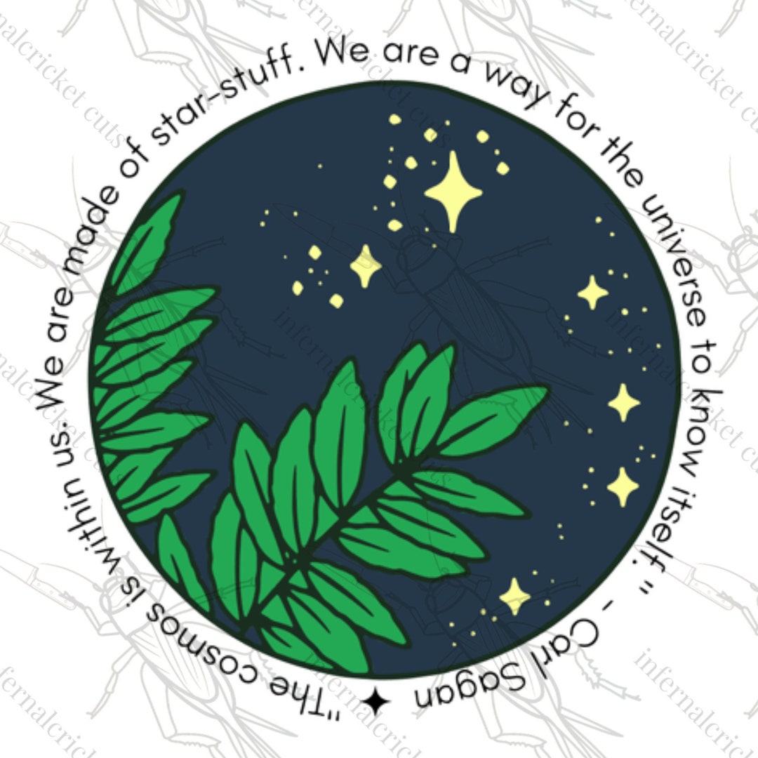 We Are Made of Star Stuff - Carl Sagan - Science - Outer Space - SVG ...