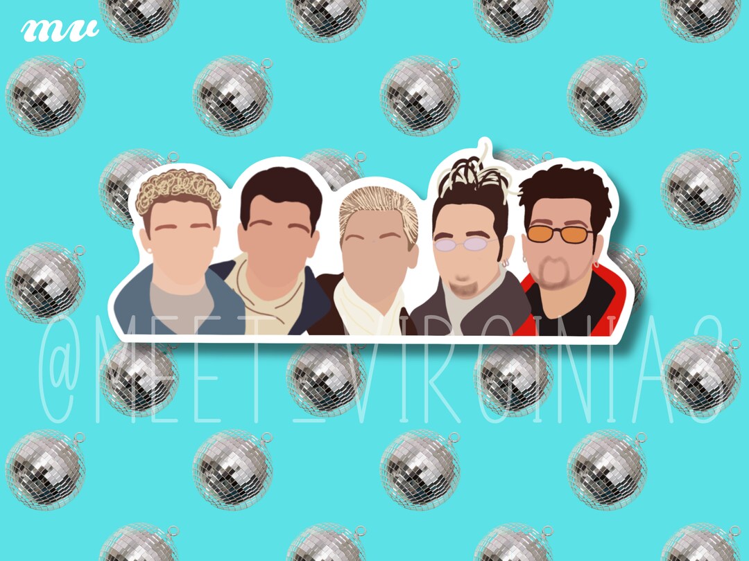 NSYNC Sticker | N*SYNC Sticker | 90s Sticker | NSYNC | Laptop Sticker ...