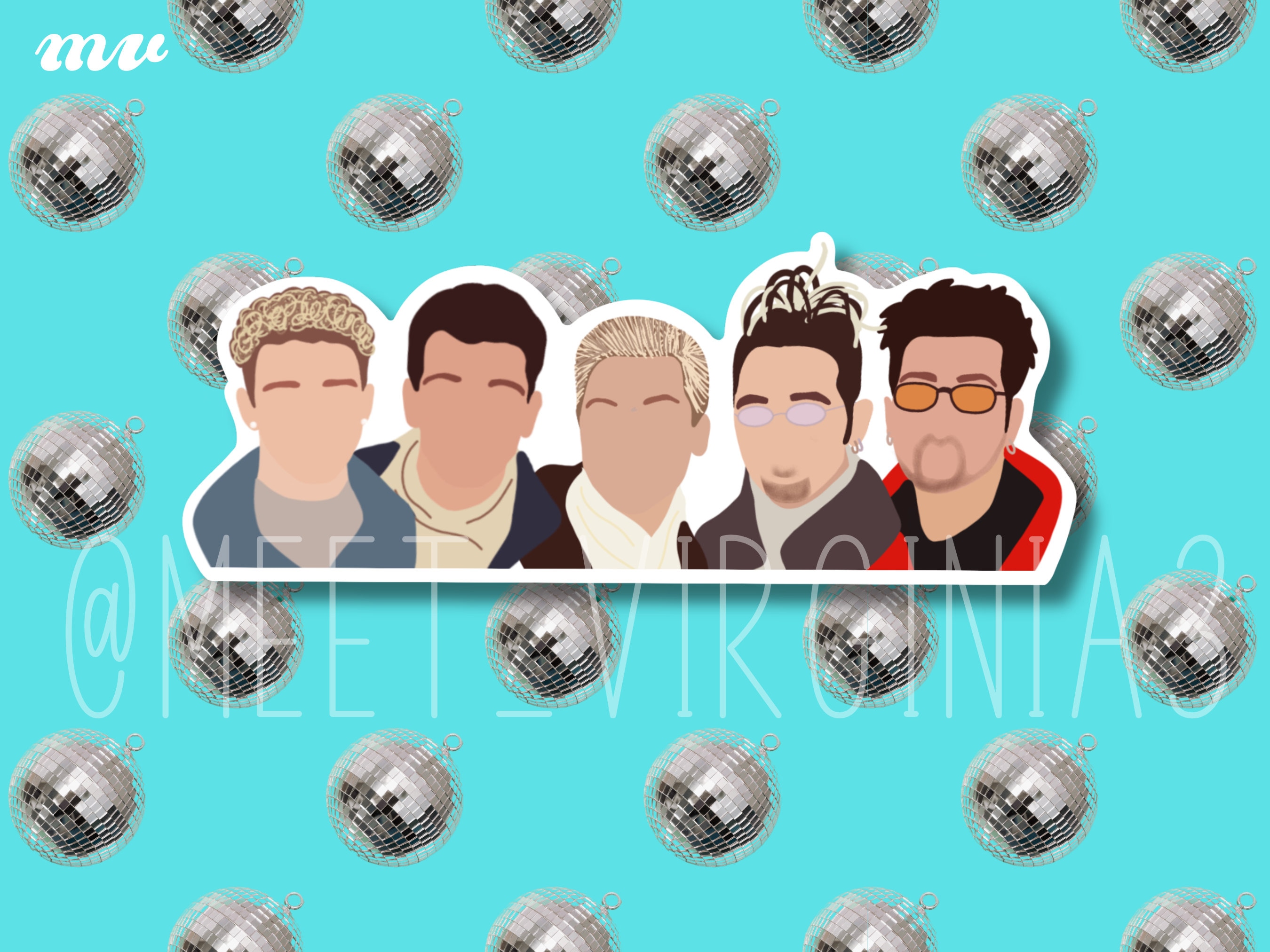 NSYNC Sticker NSYNC Sticker 90s Sticker NSYNC Laptop Sticker ...