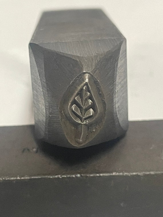 Leaf Design Steel Stamp - Etsy