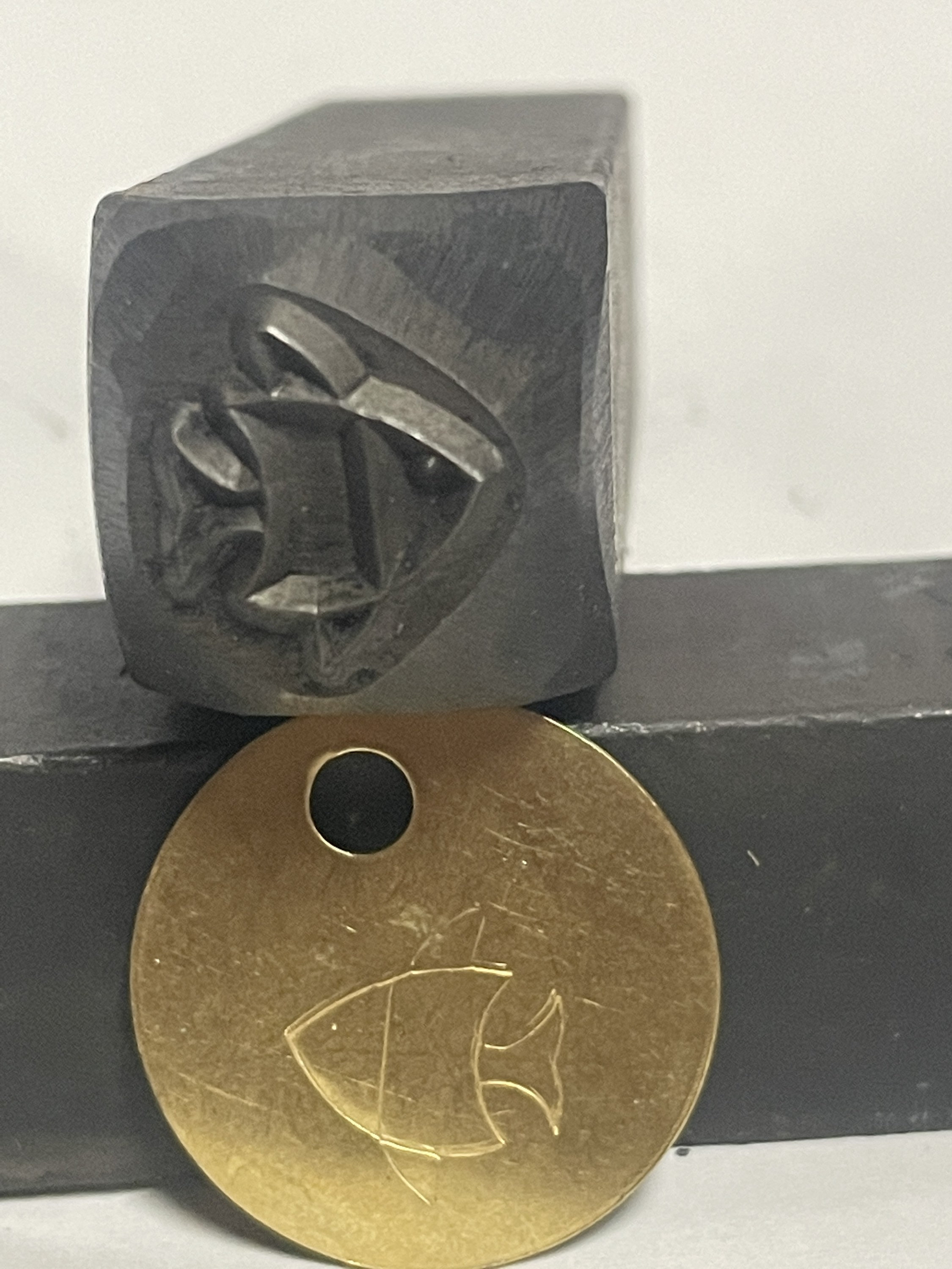 Fish Symbol Steel Stamp - Etsy